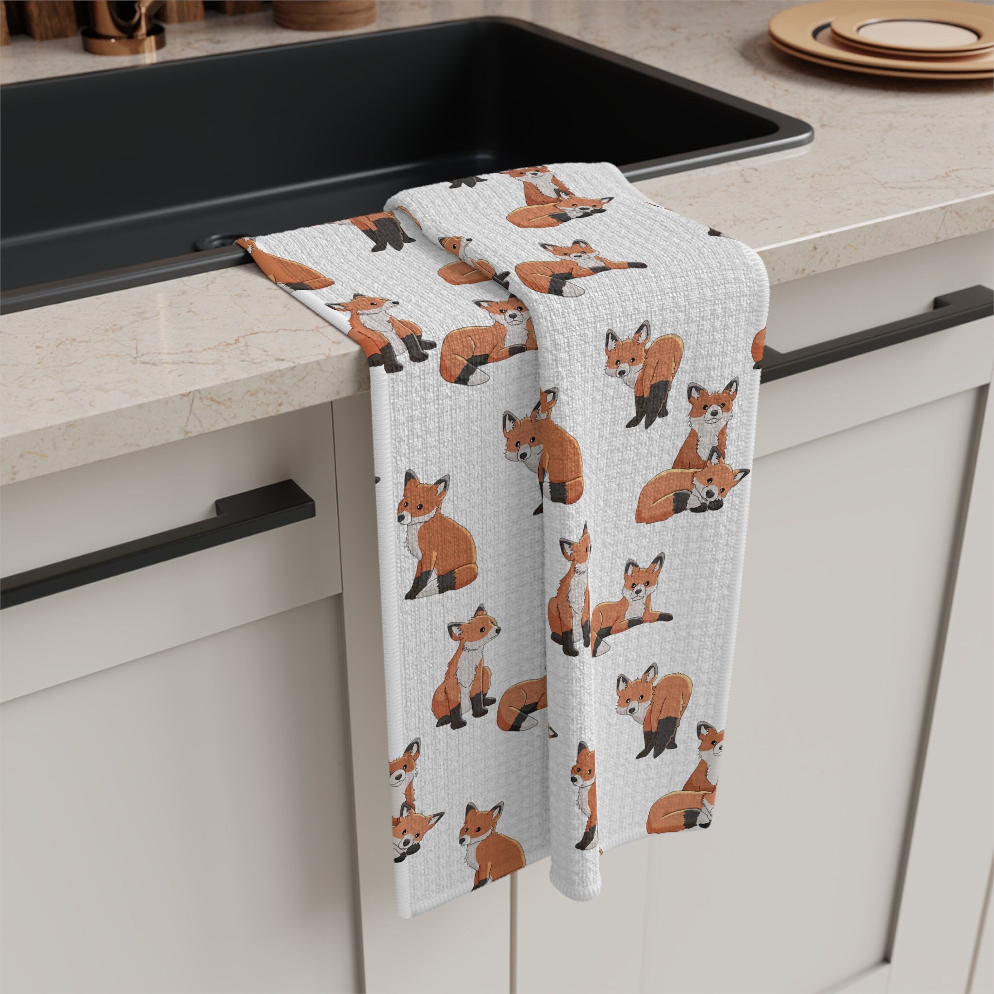 Fox kitchen towels store
