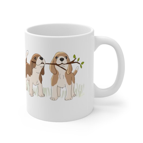 Beagle Mug Cute Coffee Mug Beagle Coffee Cup Beagle Puppy - Etsy