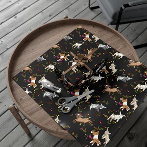 Goat Wrapping Paper, Cute Goat Gift Wrap, 2 Sizes - Etsy