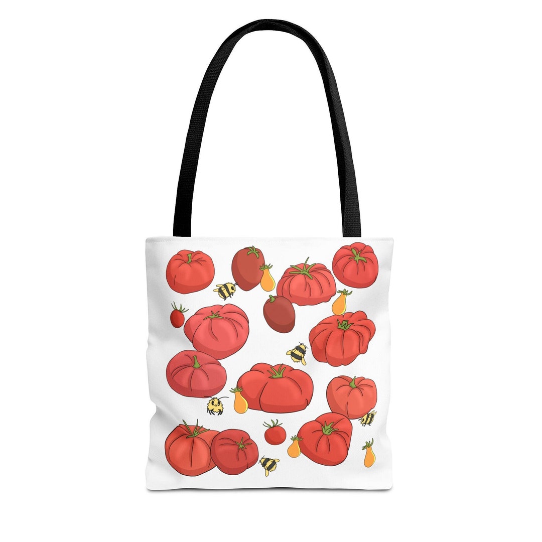Tomato Tote Bag, Cute Tomato Bag, Tomato Lover Gift, Farmers Market Bag ...