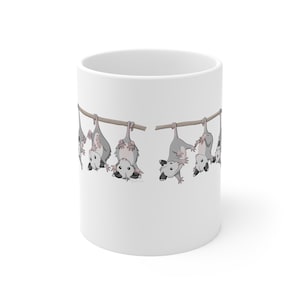 Opossum Mug, Cute Coffee Mug, Opossum Coffee Cup, Cute Opossum Lover ...