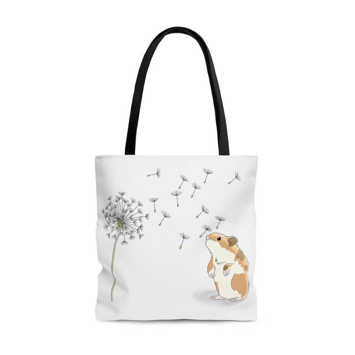 Hamster Dandelion Tote Bag Hamster Tote Bag Beach Bag - Etsy