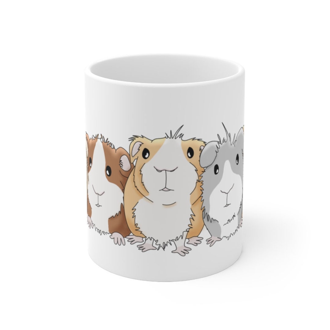 Guinea Pig Mug, Guinea Pig Coffee Mug, Cute Coffee Mug, Cute Guinea Pig ...