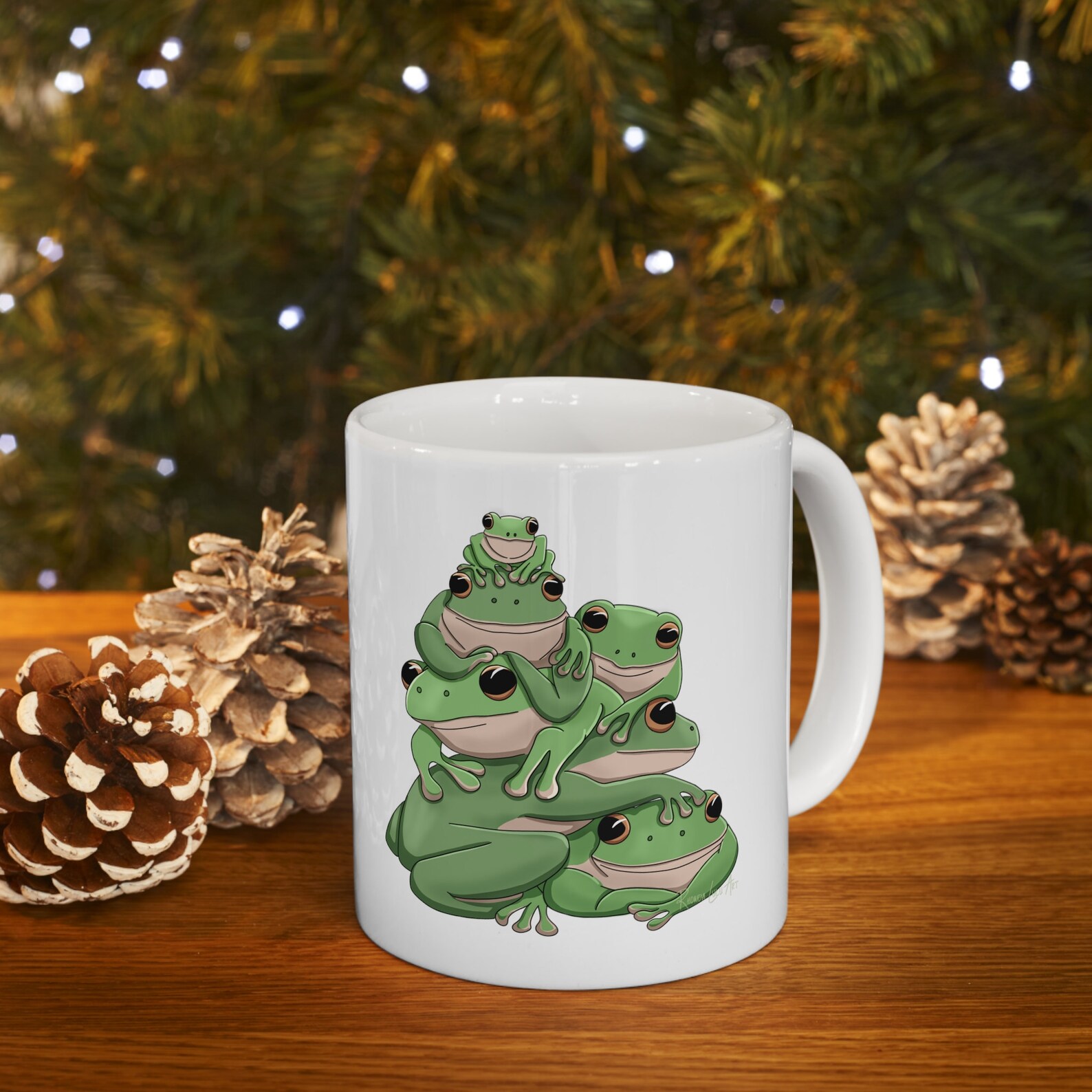 Frog Mug, Cute Tree Frog Coffee Mug, Cute Coffee Cup, Frog Lover Gift ...