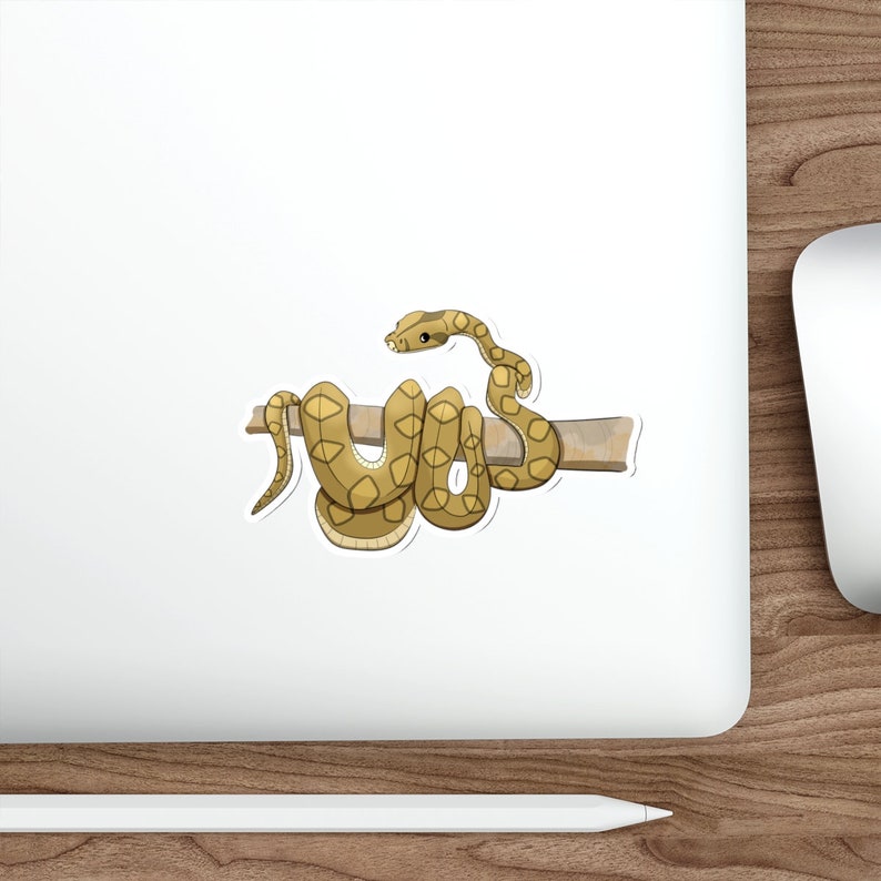 Snake Sticker, Cute Snake Decal, Laptop Sticker, Water Bottle Decal ...