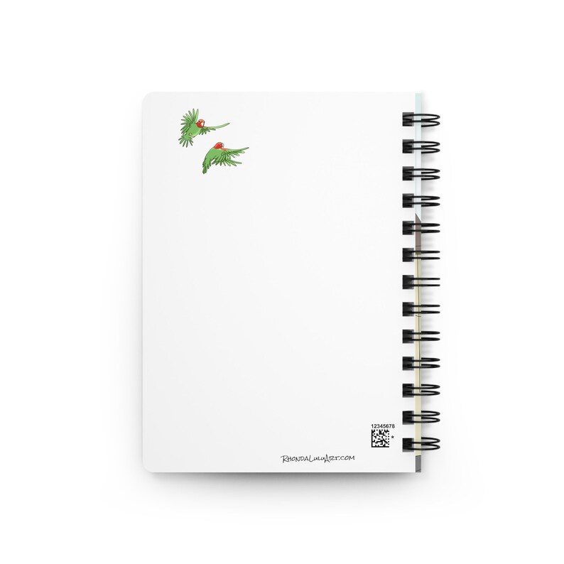 Parrot Notebook, San Francisco Notebook, Cute Parrot Lover Notebook ...