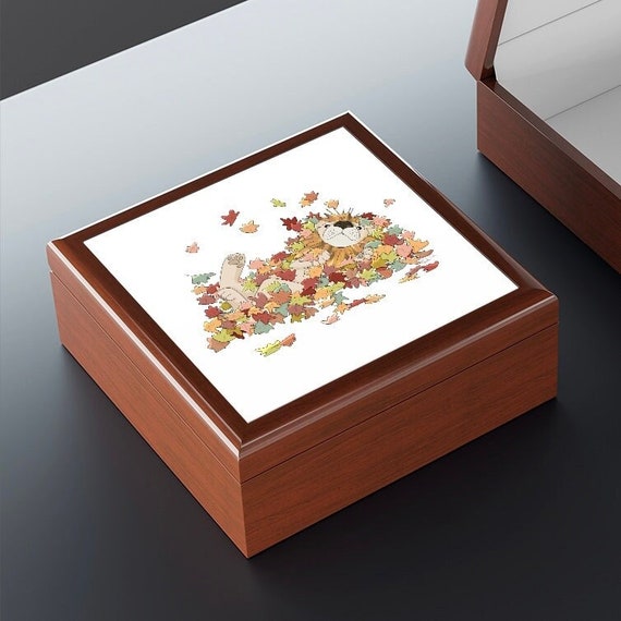 Lion Jewelry Box Lion Box Treasure Box Wooden Keepsake Box - Etsy