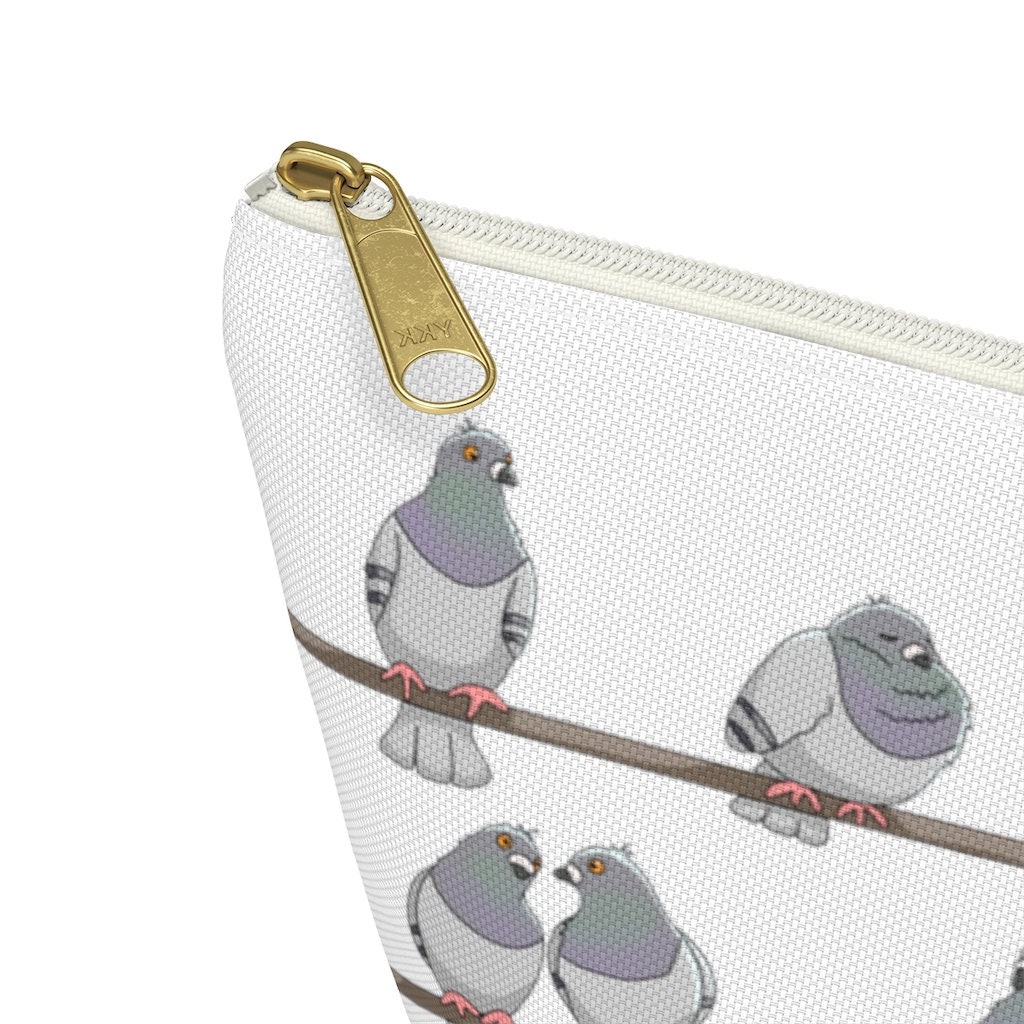 Pigeon Zipper Pouch Pigeon Zipper Bag Pigeon Gift Canvas - Etsy