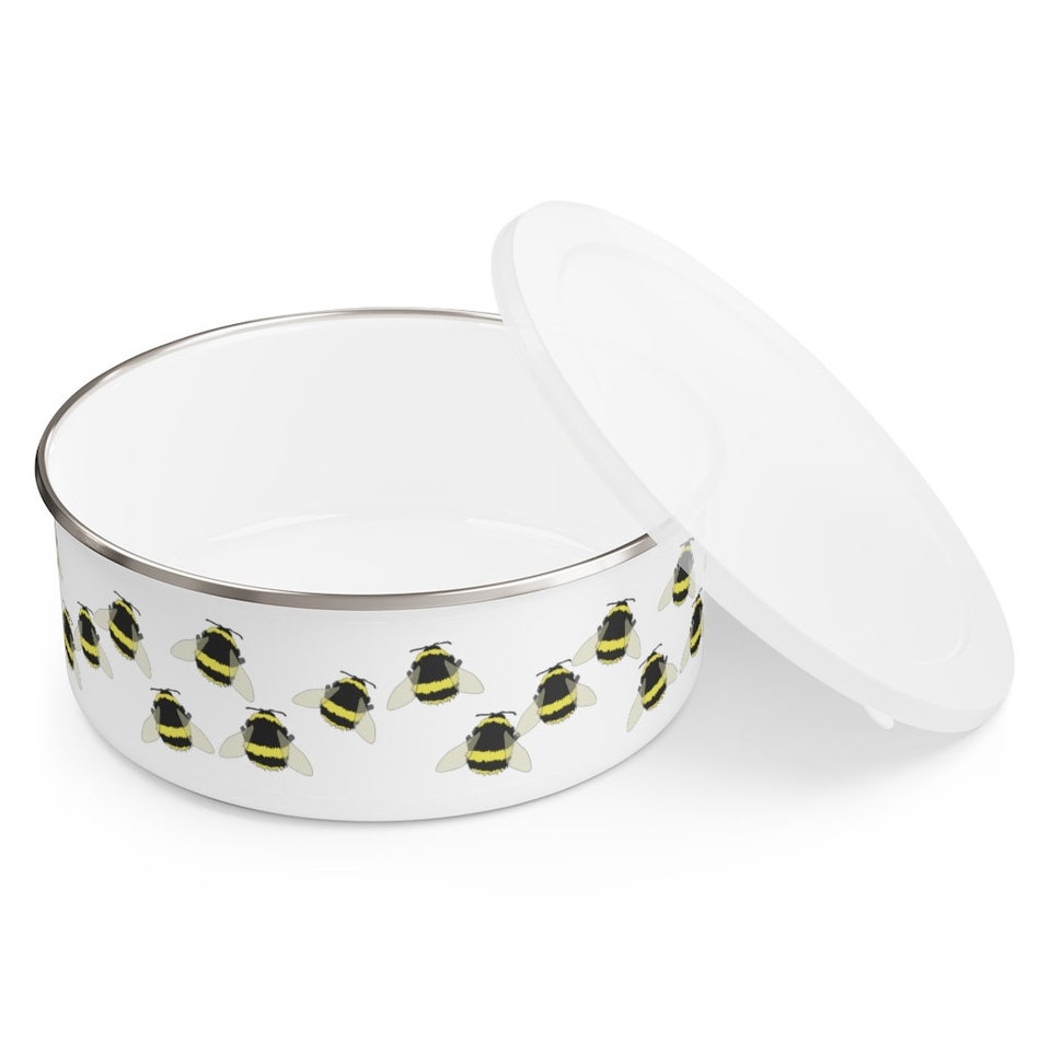Bumble Bee Bowl | Enamel Storage Bowl sold by Eric Sanchez | SKU ...