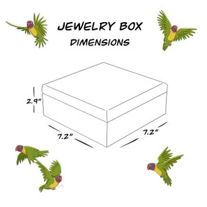 Red Panda Jewelry Box, Red Panda Box, Treasure Box, Wooden Keepsake Box ...