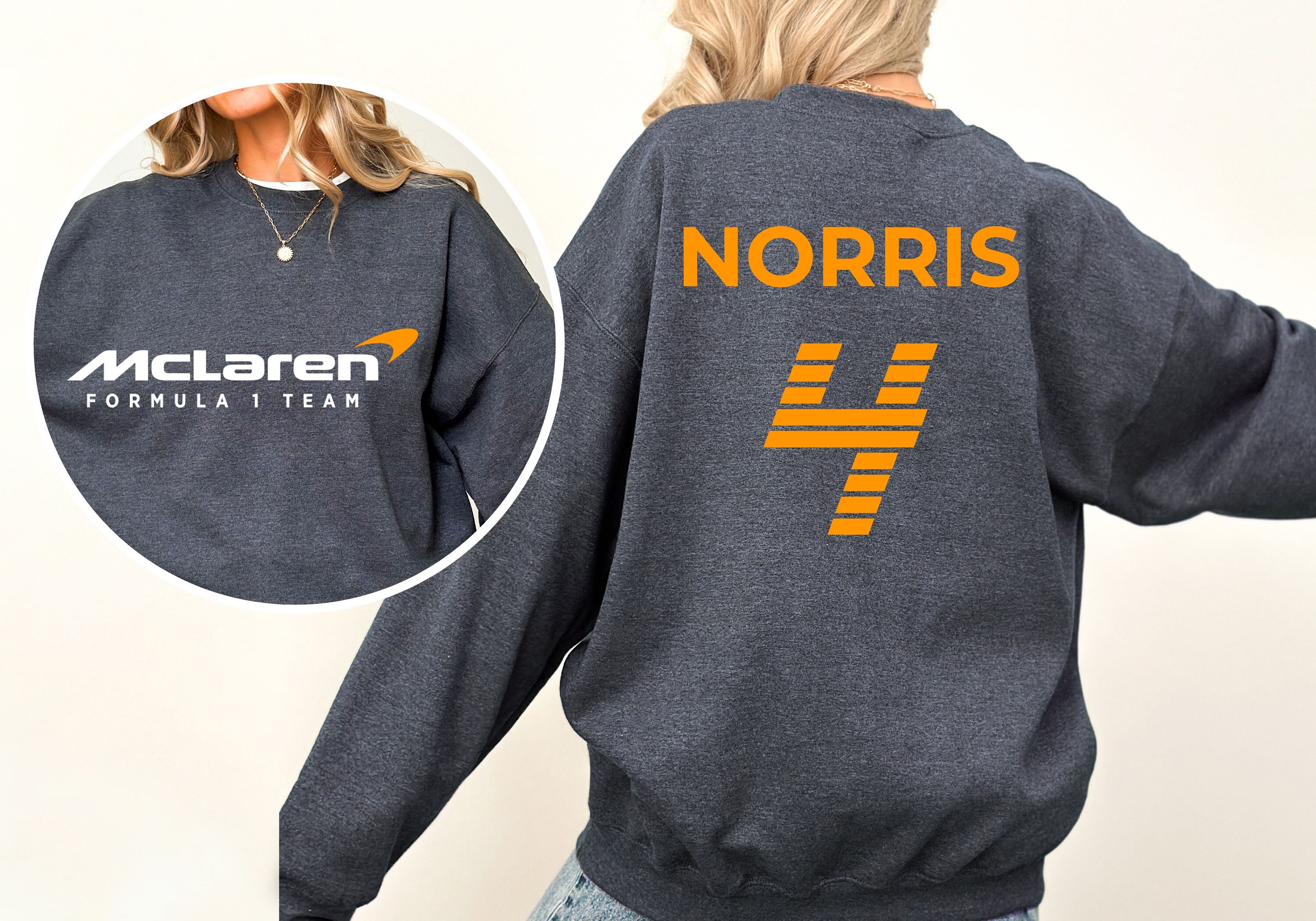 Mclaren Formula One Hoodie Comfortable Unisex Jumper F1 Lando Norris ...