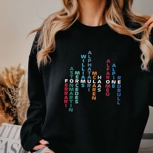 Formula 1 Sweatshirt, Racing Team, F1 Racing T-shirt, Formula One ...