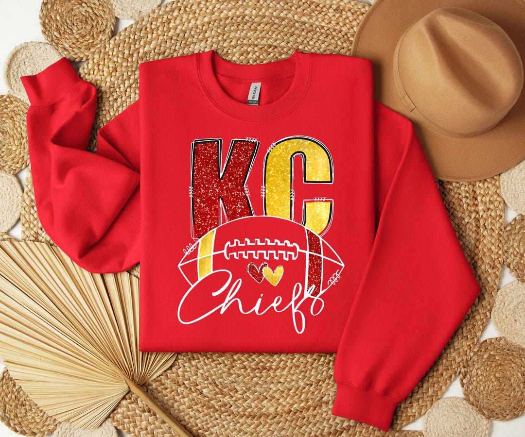 KC Chiefs Shirt, Kansas City Football T-shirt, Gift for Football Fan ...