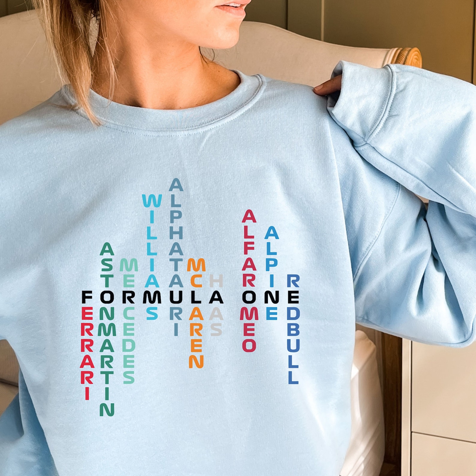 Formula 1 Sweatshirt, Racing Team, F1 Racing T-shirt, Formula One ...