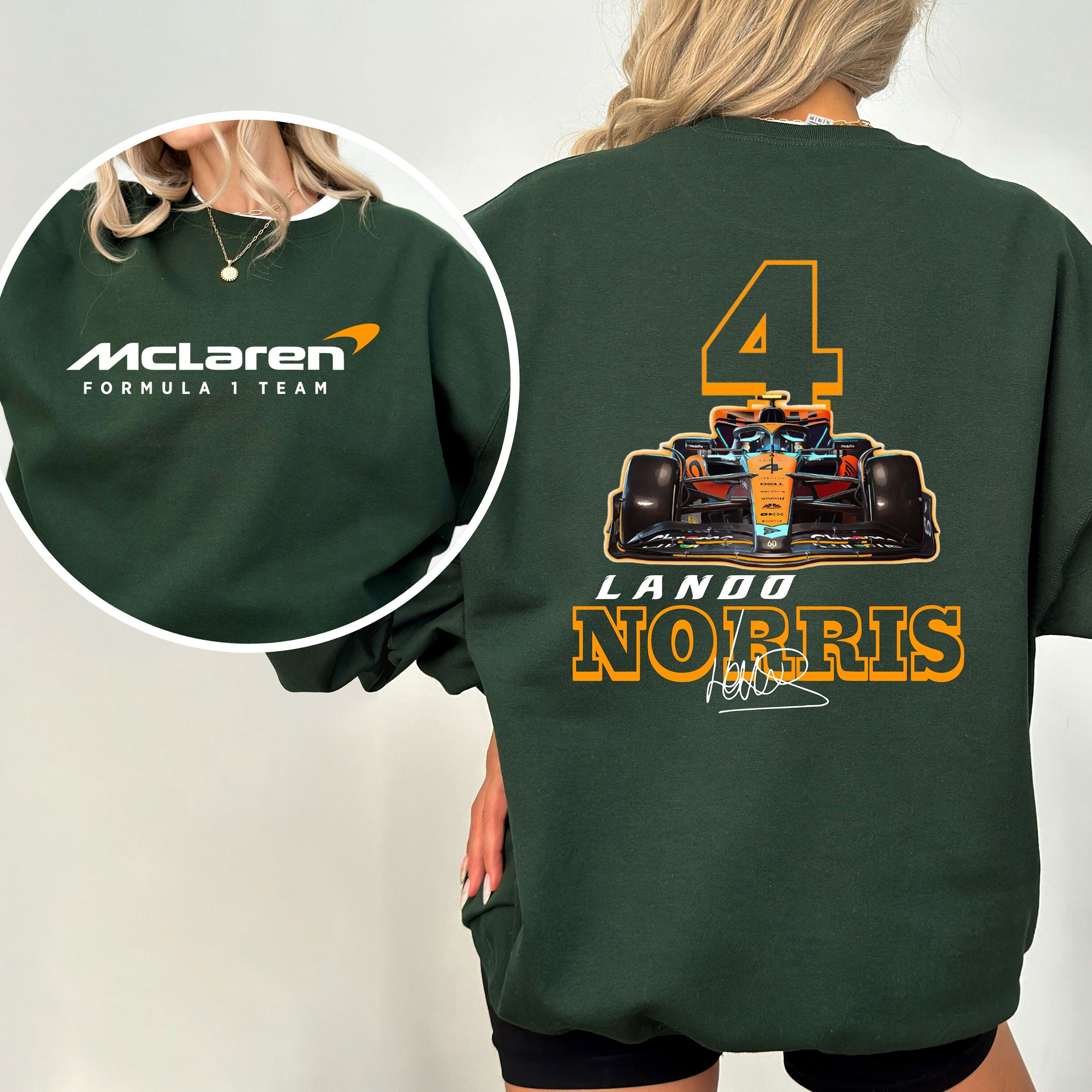 Lando Norris Formula One Sweatshirt, F1 Two Sides Sweatshirt, Lando ...