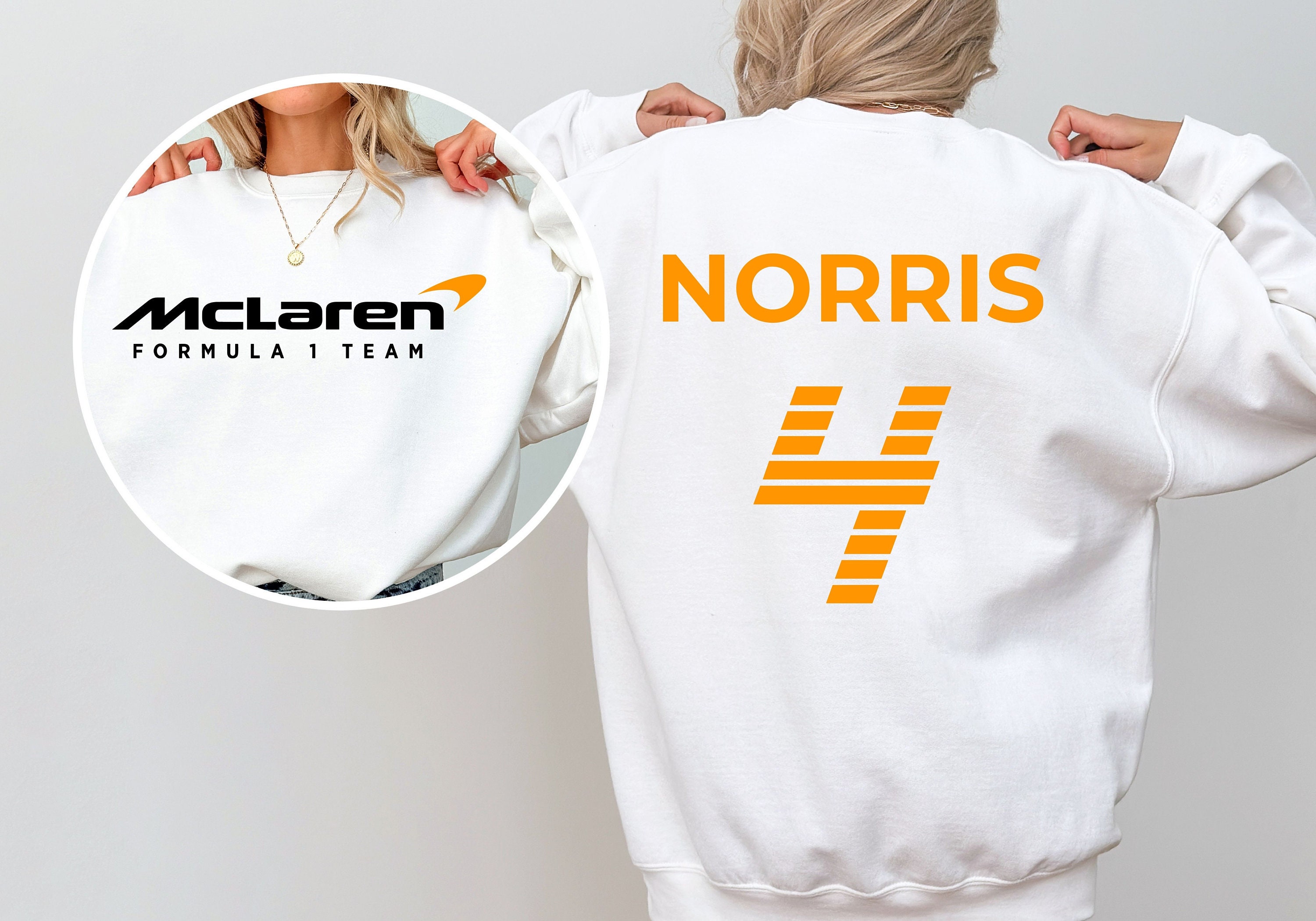Mclaren Formula One Hoodie Comfortable Unisex Jumper F1 Lando Norris ...