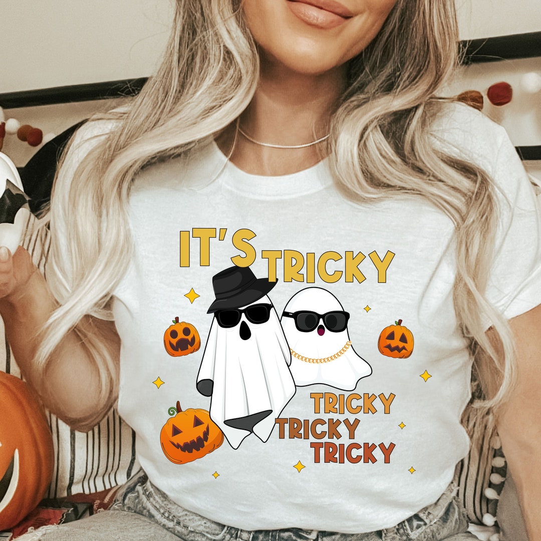 It's Tricky Tricky Shirt,tricky T Shirt,halloween Party Shirt,cute ...