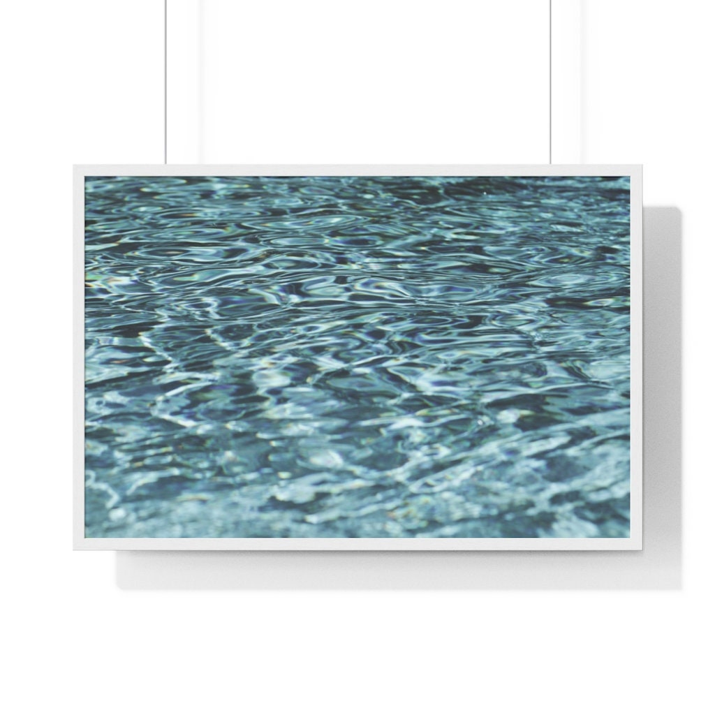 Pool Water Horizontal Poster - Etsy