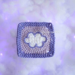 Cloud Granny Square Crochet PDF PATTERN (english) - Etsy