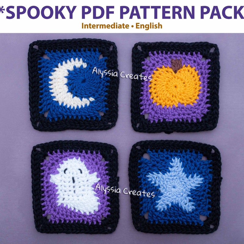 Witchy Granny Square - Etsy