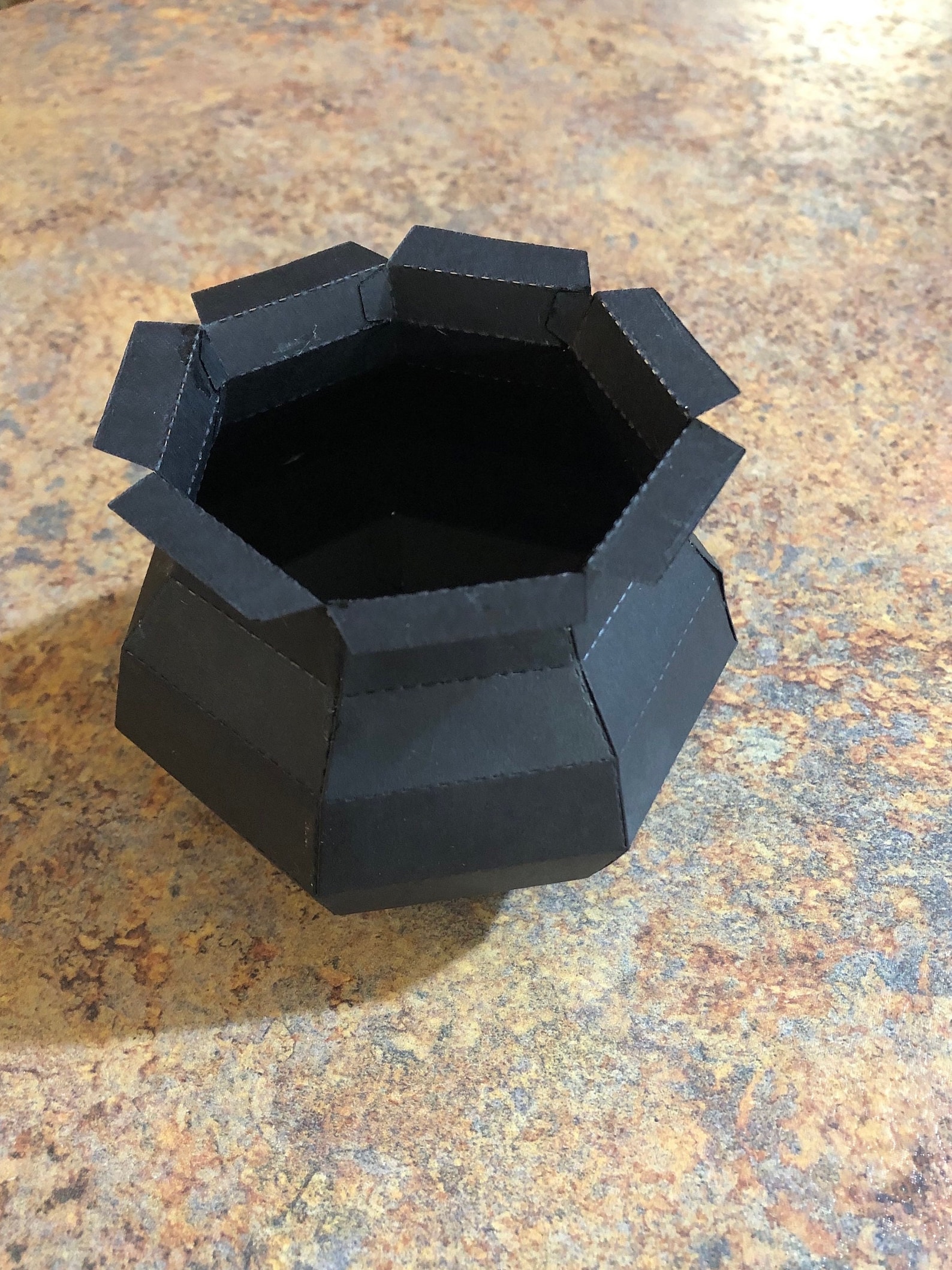 Paper Black Cauldron Craft Kit Small With Gold or Silver Trim - Etsy