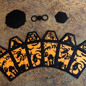 Paper Halloween Lantern Craft Kit-3 Pc - Etsy