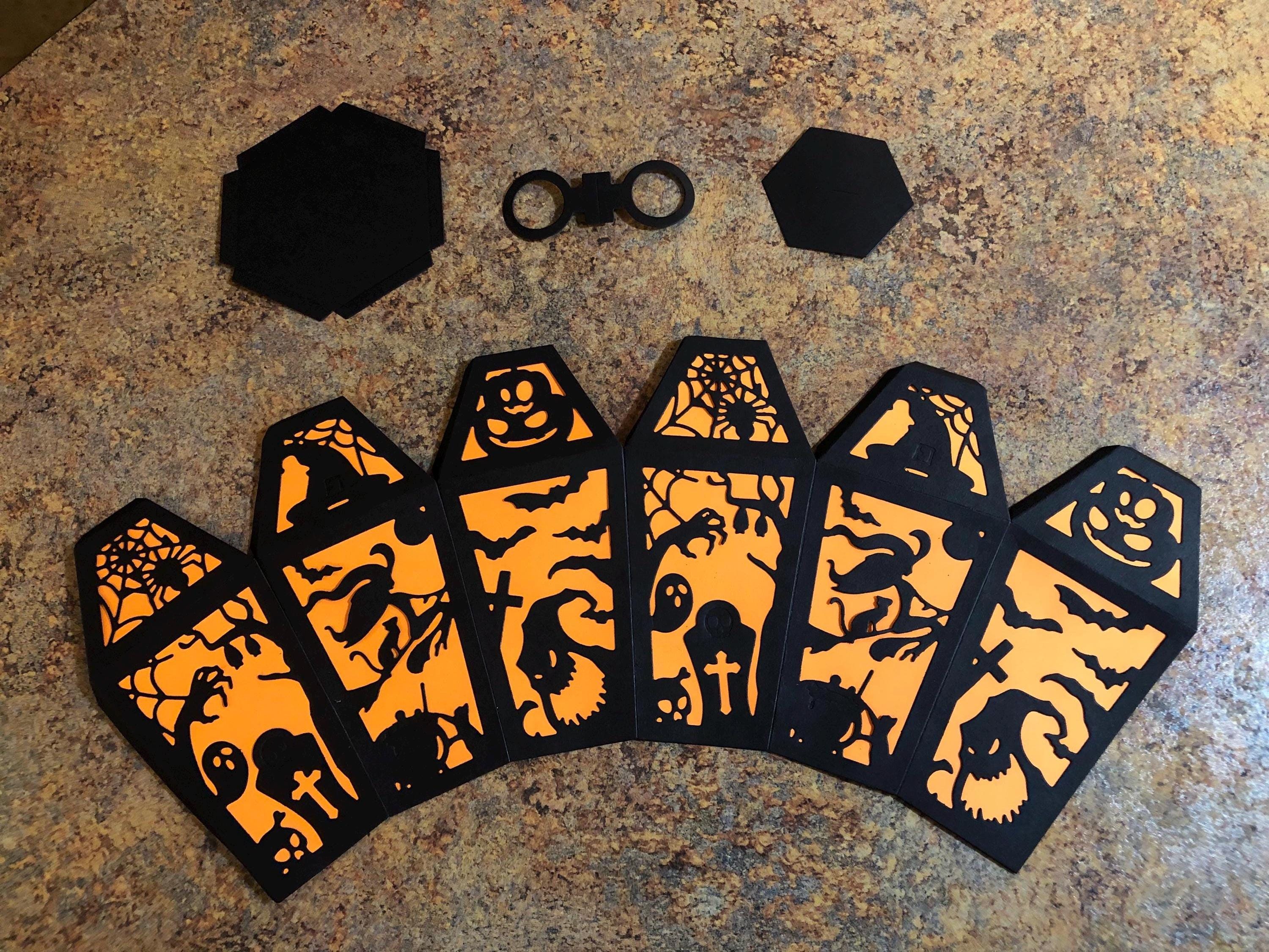 Paper Halloween Lantern Craft Kit-3 Pc - Etsy