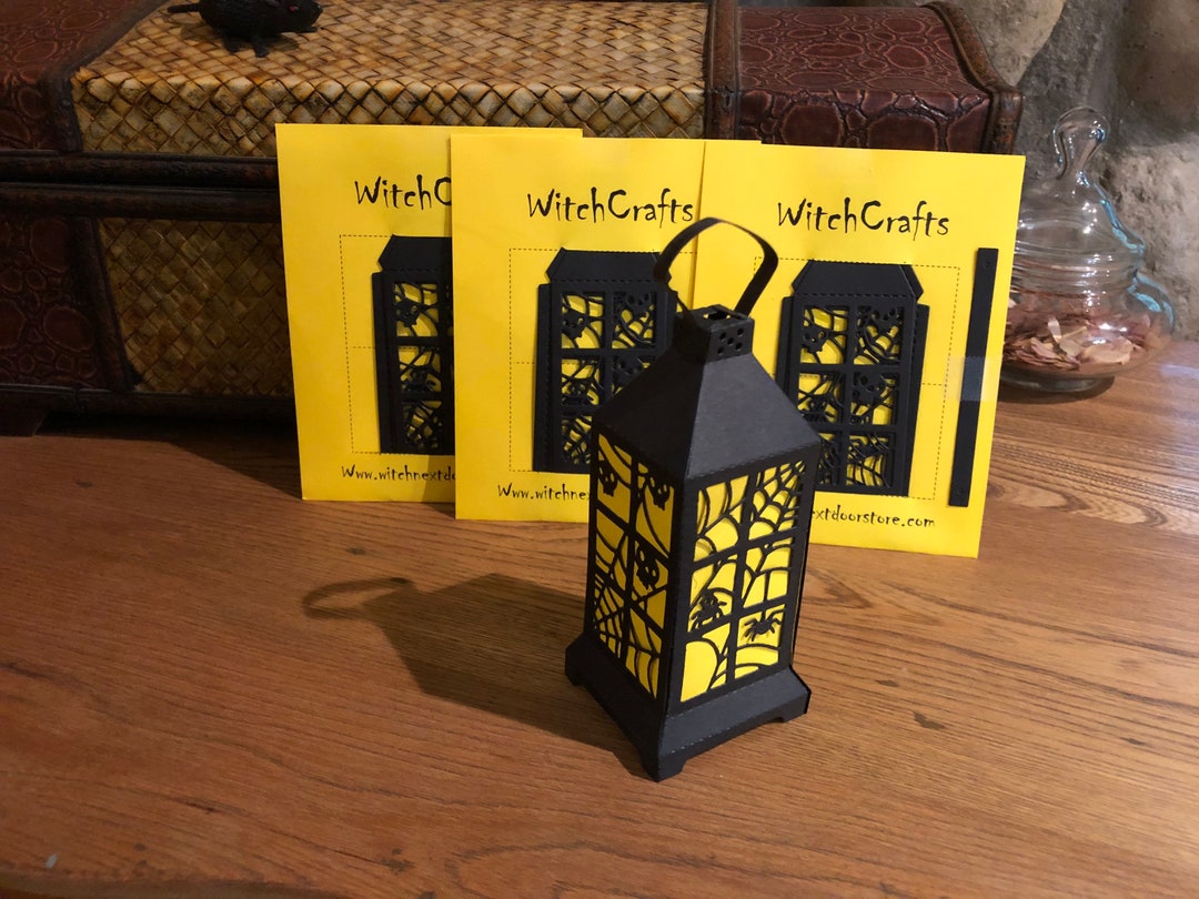 Paper Halloween Lantern Craft Kit-3 Pc - Etsy