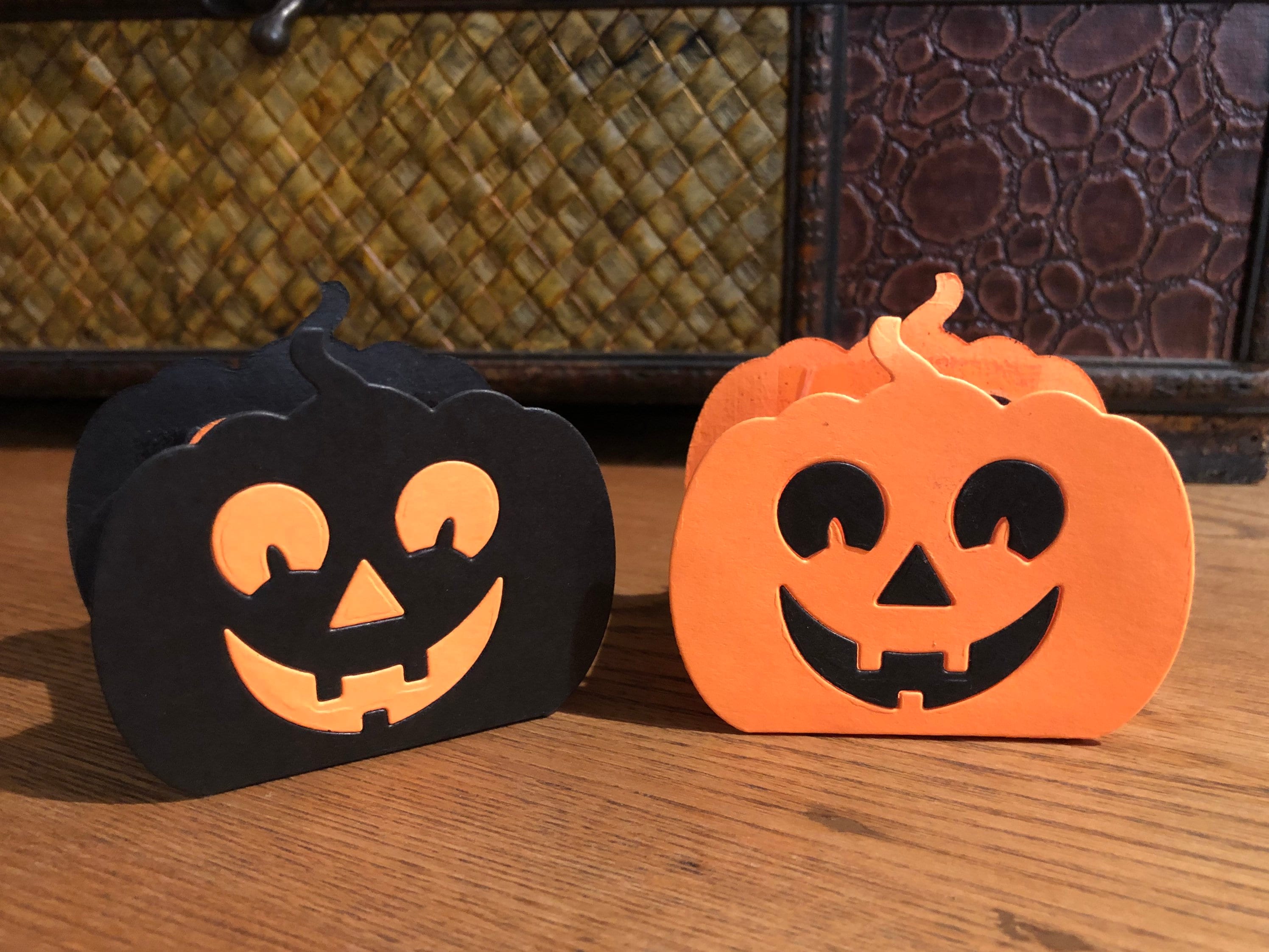 Paper Jack-o-lantern Treat Holder - 4 Pack - Etsy