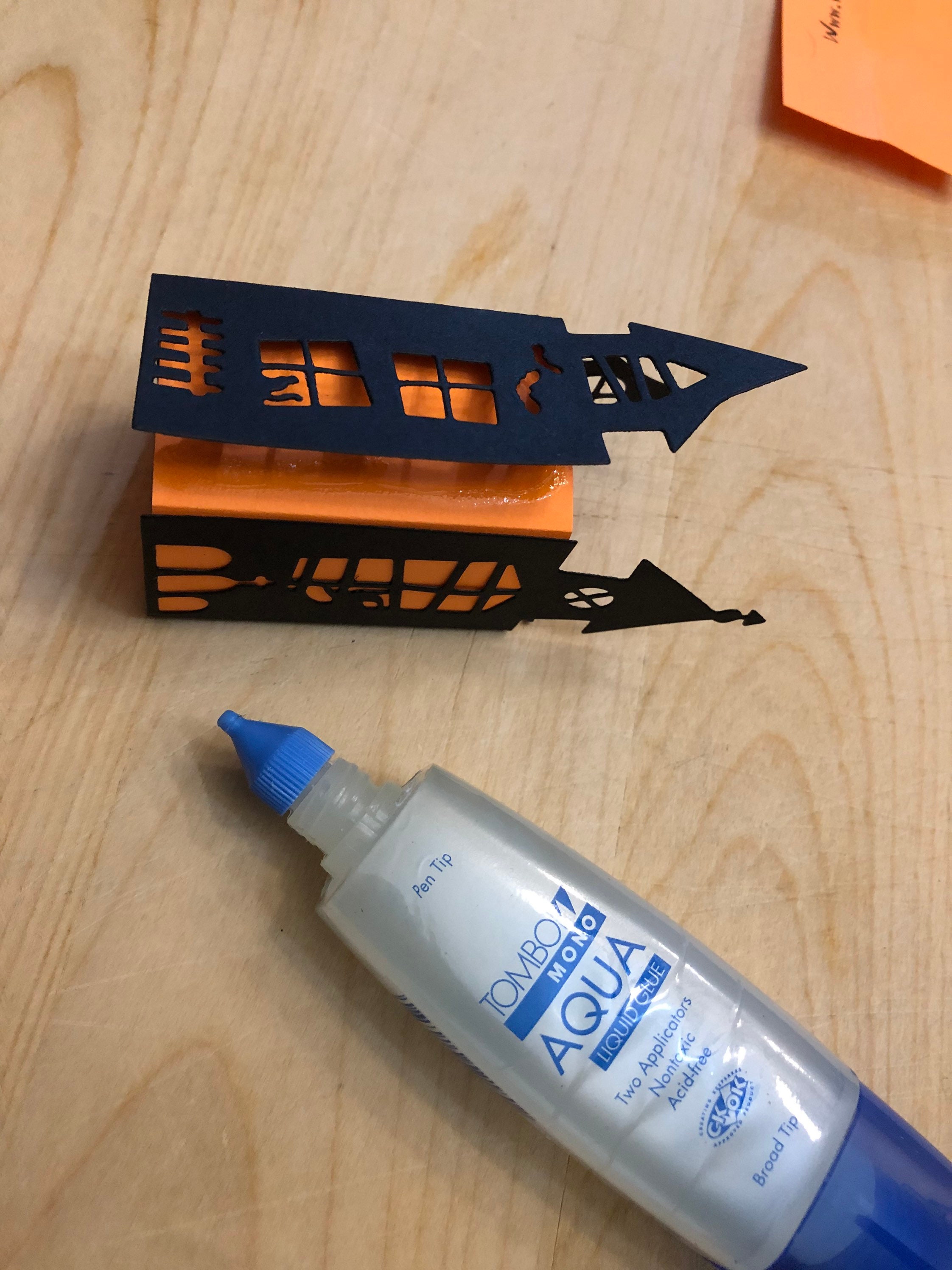 Paper Halloween Haunted House Craft Kit-5 Pc - Etsy