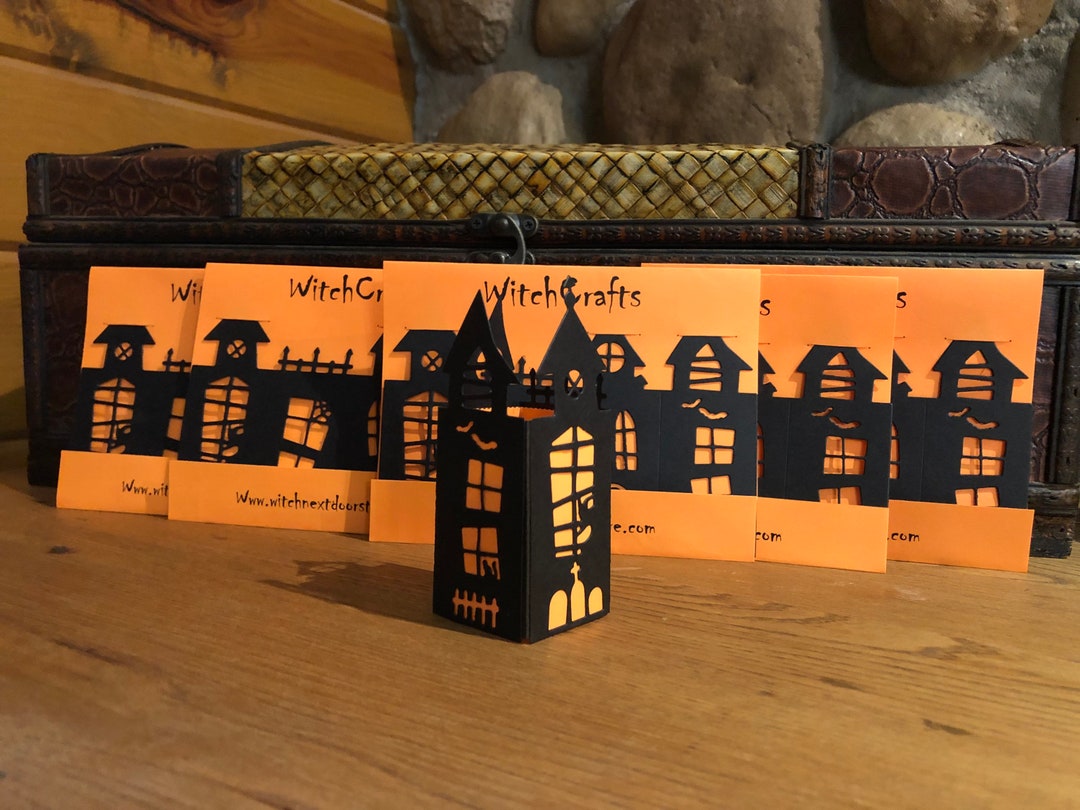 Paper Halloween Haunted House Craft Kit-5 Pc - Etsy