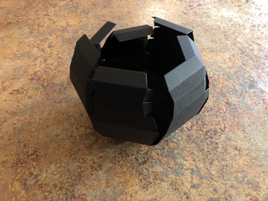 Large Paper Black Cauldron Craft Kit - Etsy
