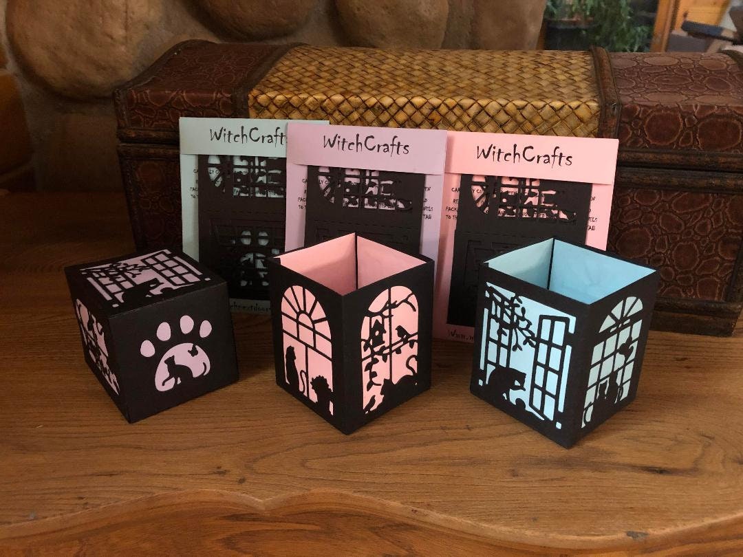 House Cat Luminary Craft Kit With Bottom-3 Pc - Etsy