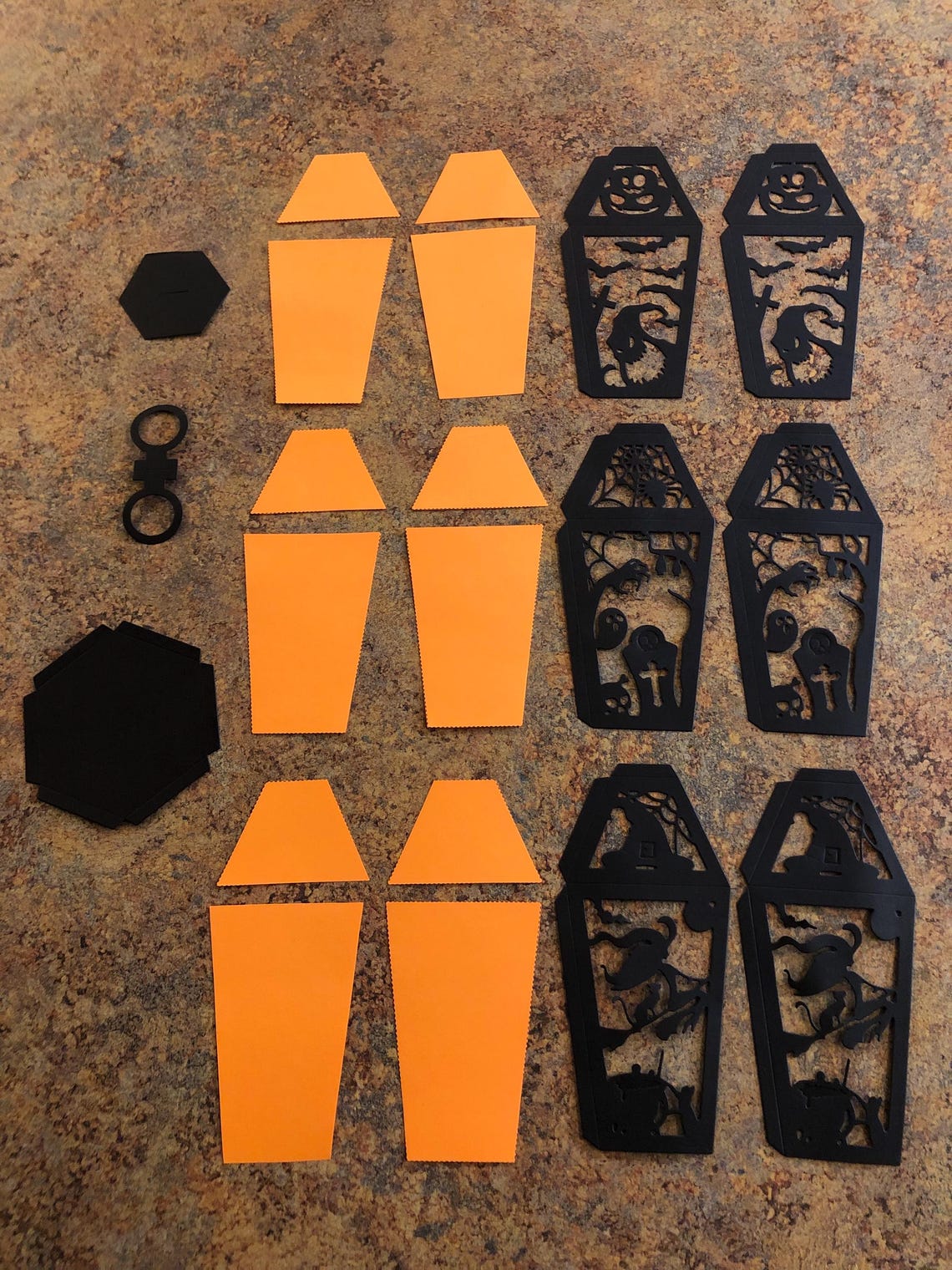 Paper Halloween Lantern Craft Kit-3 Pc - Etsy