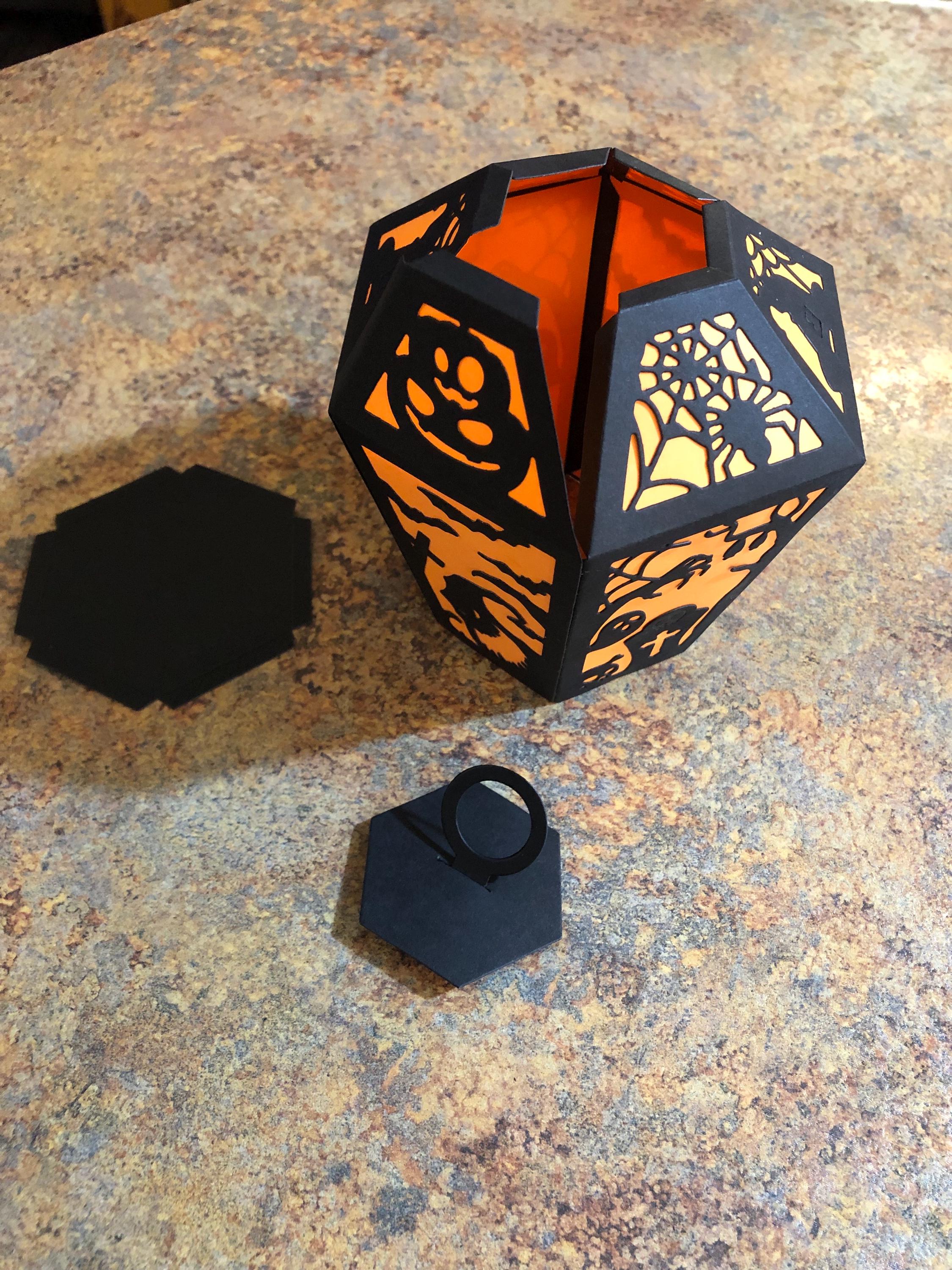 Paper Halloween Lantern Craft Kit-3 Pc - Etsy