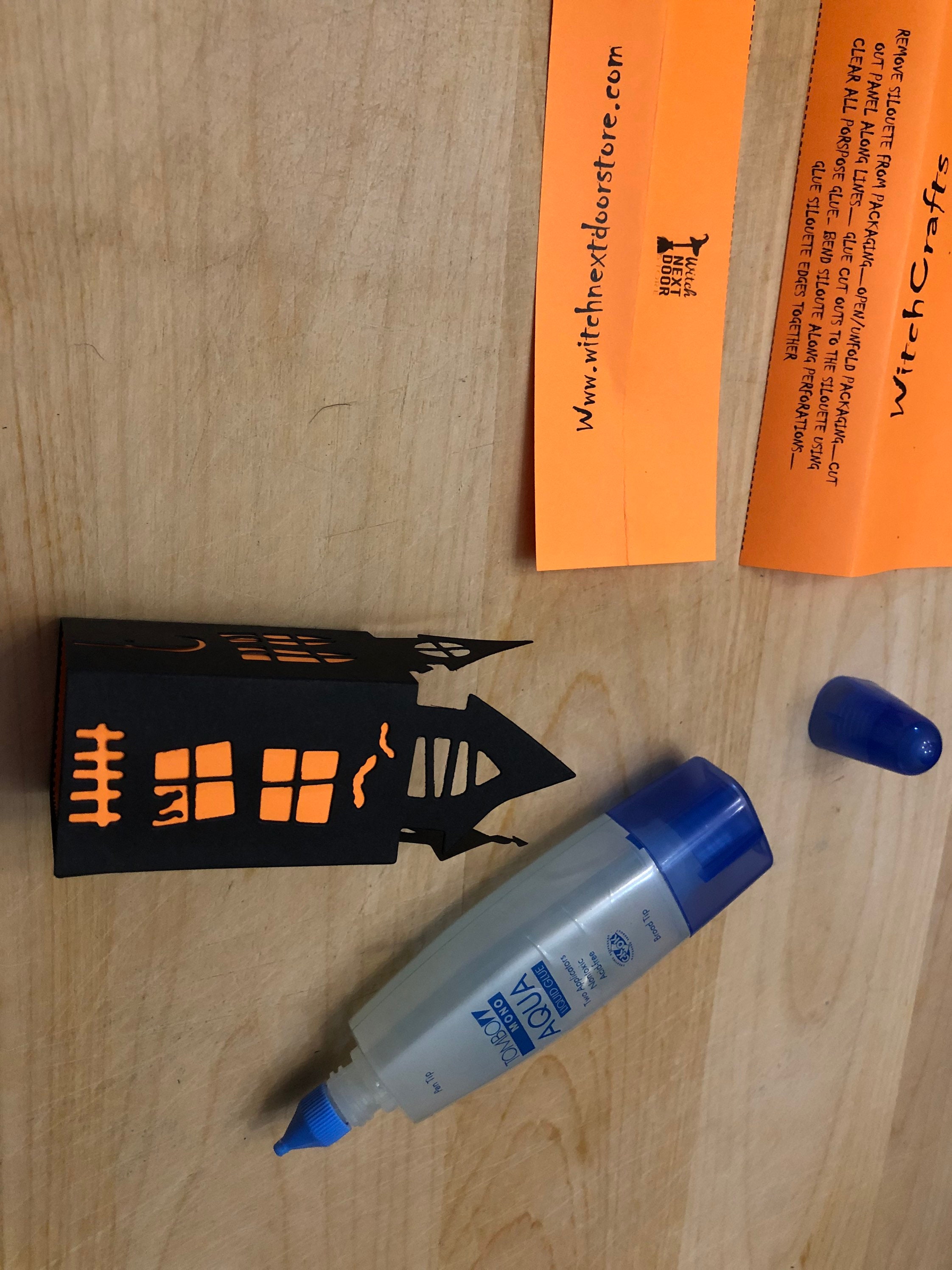 Paper Halloween Haunted House Craft Kit-5 Pc - Etsy