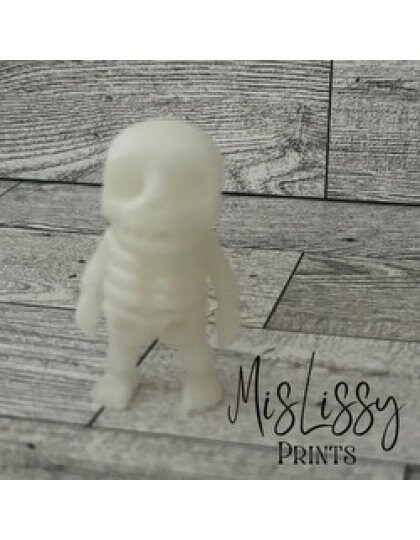 Tiny Skeleton 3D Printed Articulated Fidget Friend - Etsy