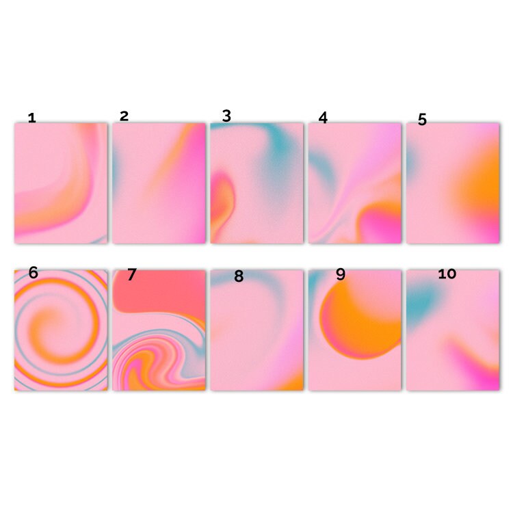 Barbie Themed Gradient Backgrounds Pack of 10 | Barbie Color Palette ...