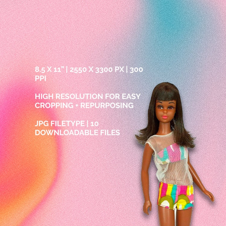 Barbie Themed Gradient Backgrounds Pack of 10 | Barbie Color Palette ...