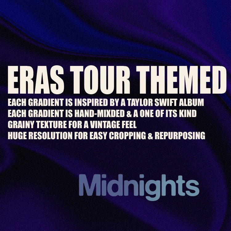 Taylor Swift Eras Tour Gradient Backgrounds - Taylor Swift Album Themed ...