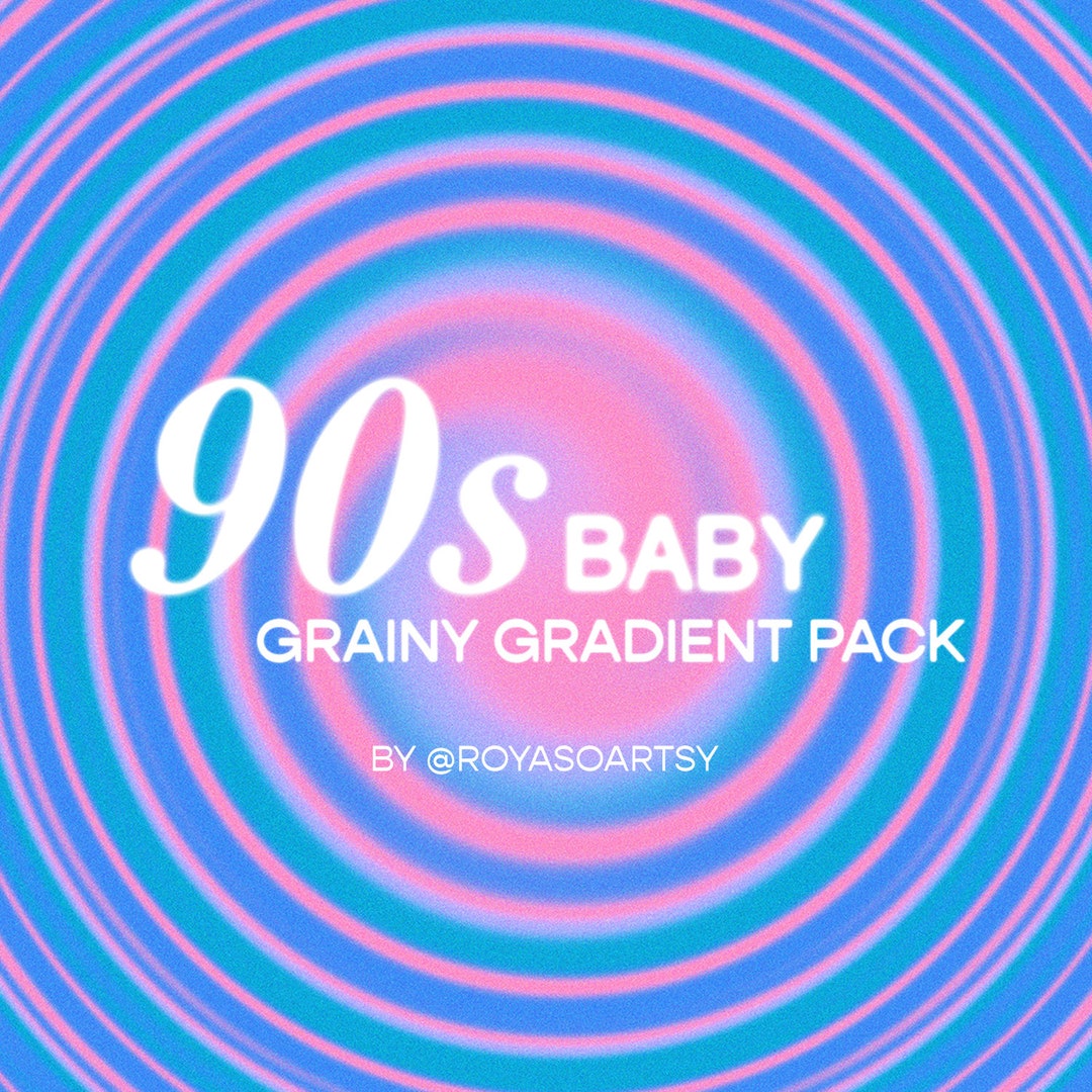 Gradients Pack of 20 Y2K Inspired Grainy Textured Aesthetic Gradients ...