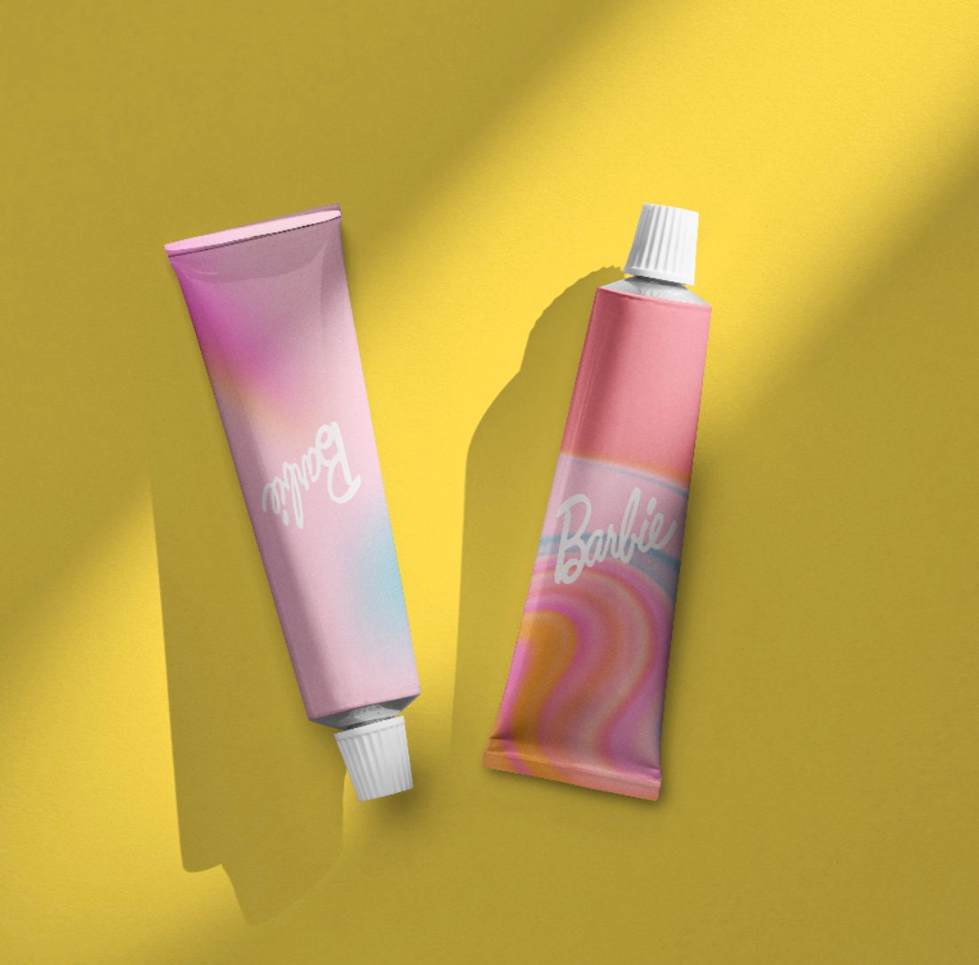 Barbie Themed Gradient Backgrounds Pack of 10 Barbie Color Palette ...