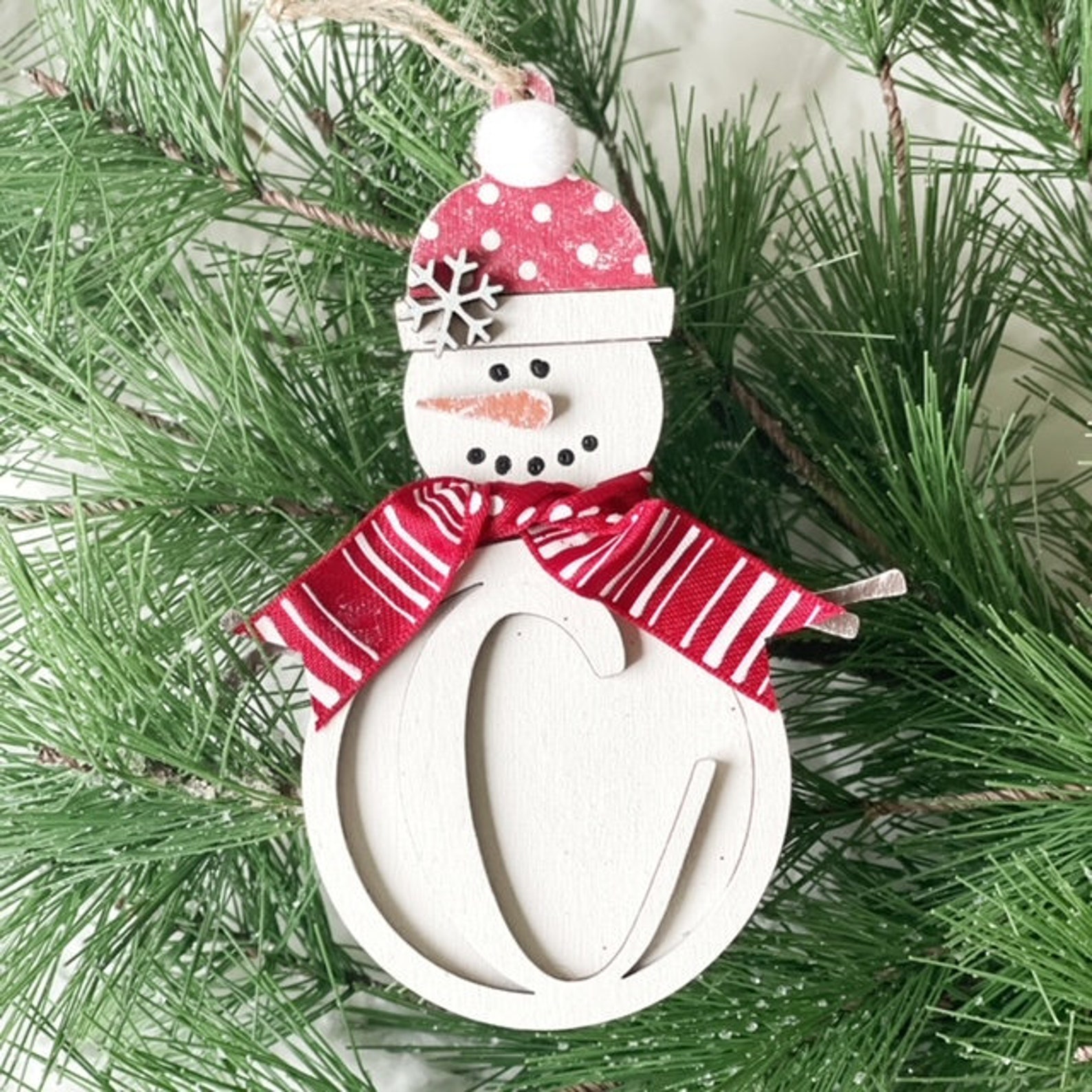 Snowman Ornament SVG Ornament SVG Snowman Ornament SVG - Etsy