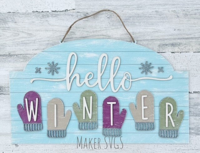 Winter SVG Laser File Laser SVG Paint Kit SVG Paint | Etsy