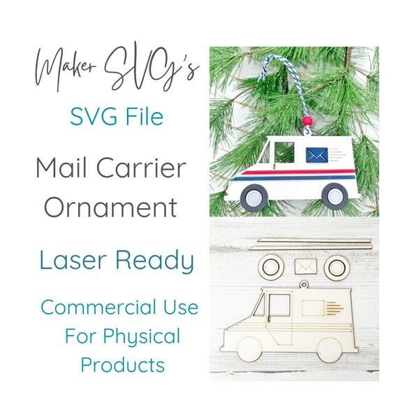 Mail Truck Svg - Etsy