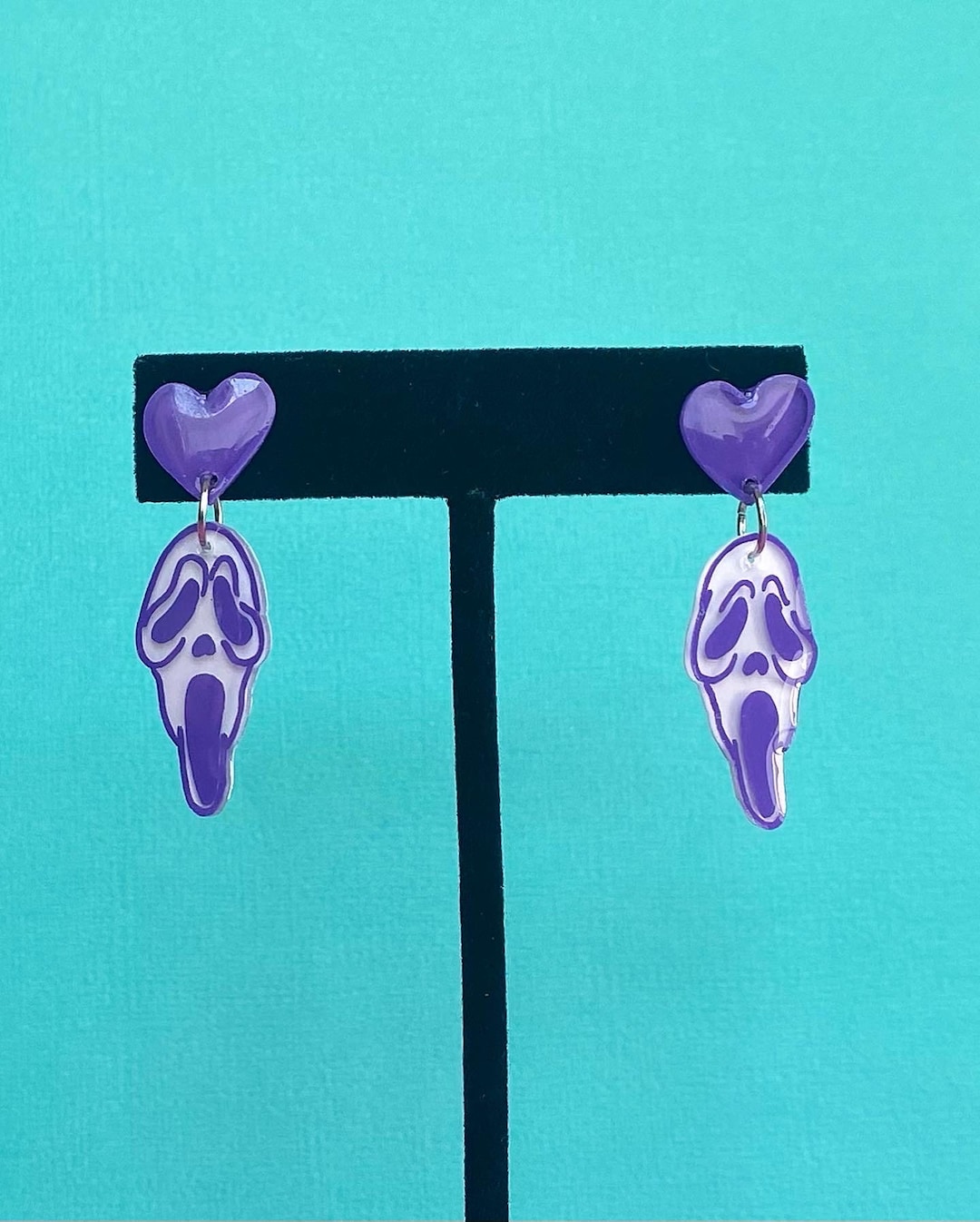 Mini Purple Ghostface Hearts - Etsy