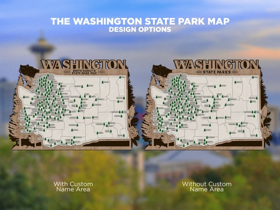 Washington State National Parks Map