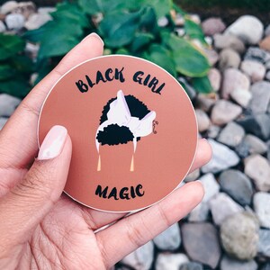 Black Girl Magic Sticker - Etsy