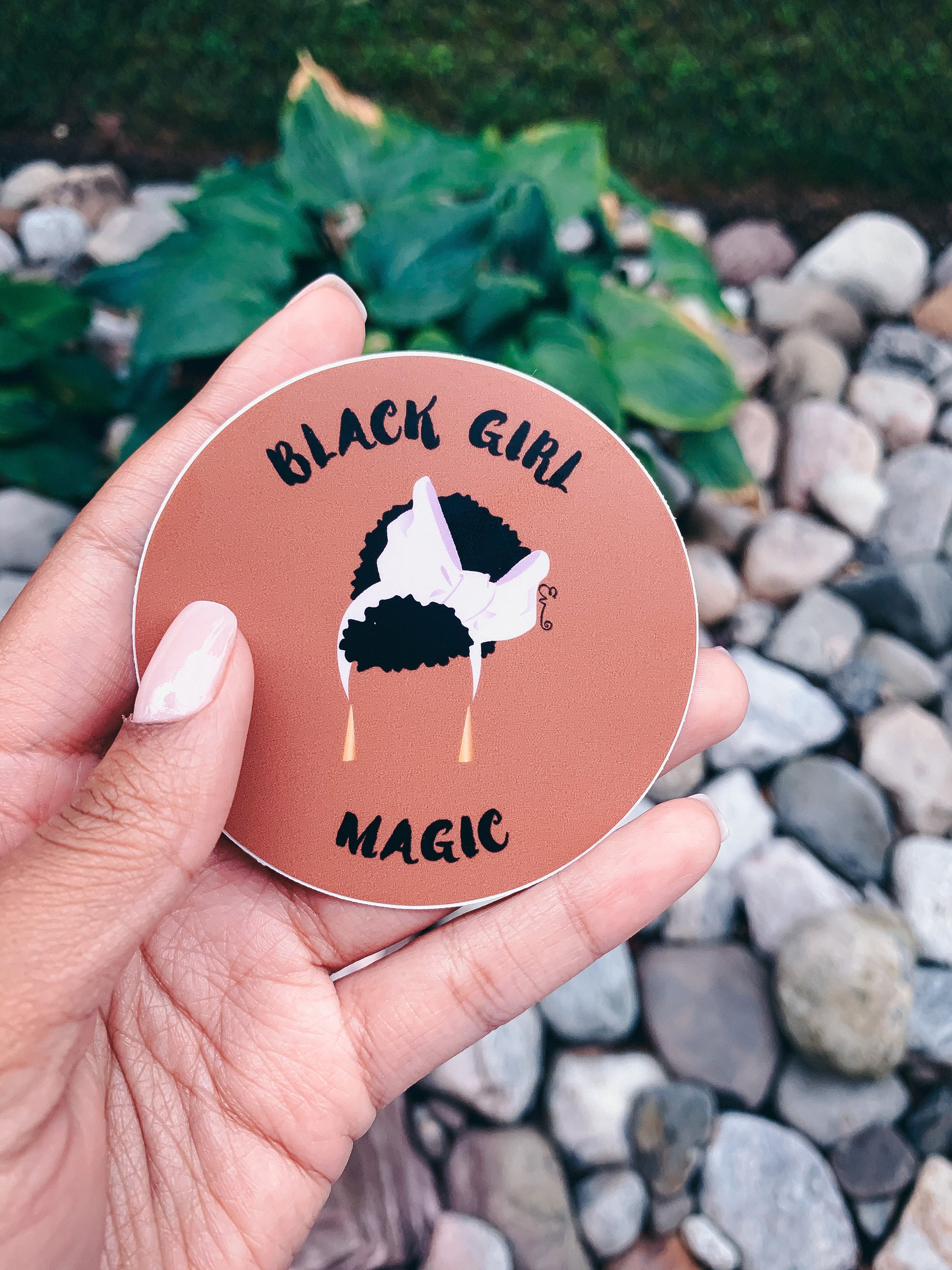 Black Girl Magic Sticker - Etsy