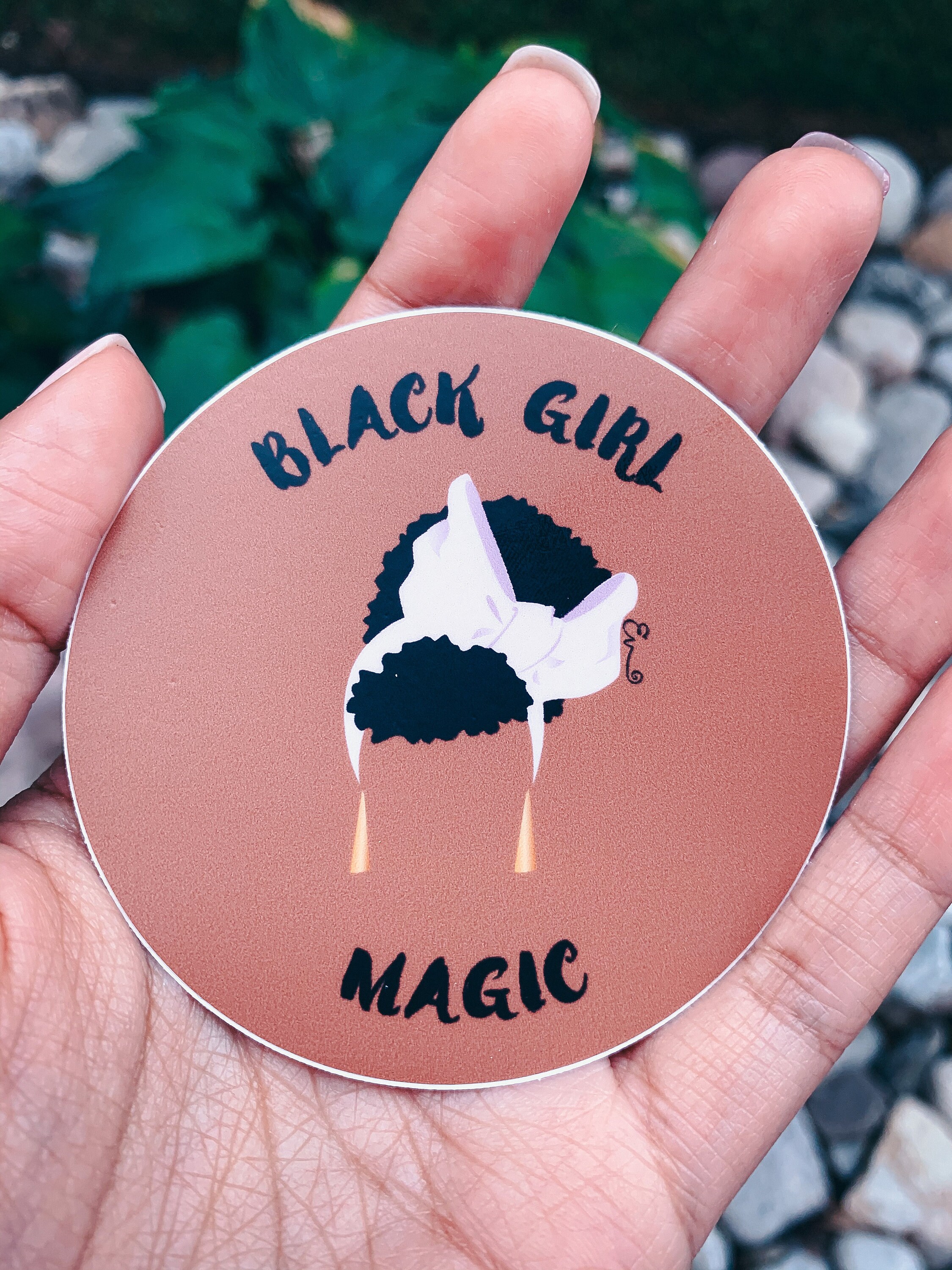 Black Girl Magic Sticker - Etsy